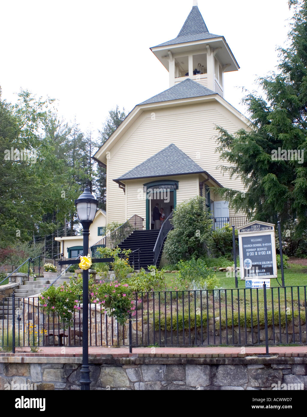 Little Church in the Village Stock Photo - Alamy