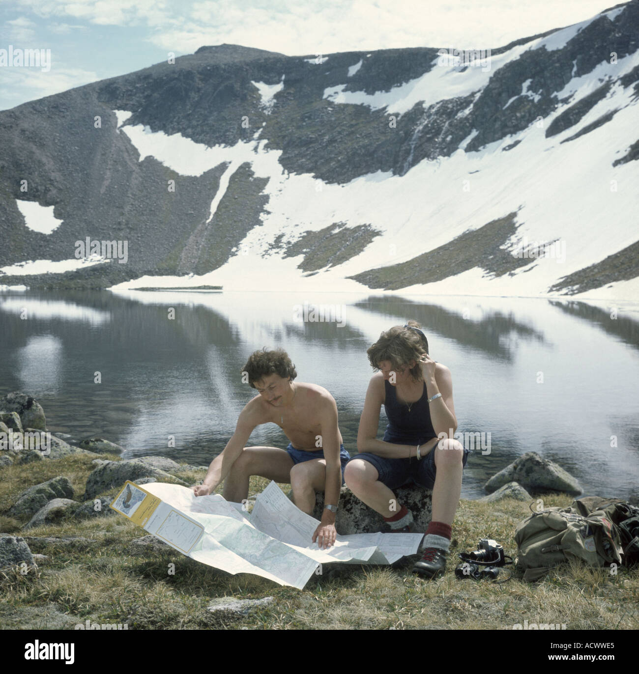 Map of the cairngorms hi-res stock photography and images - Alamy