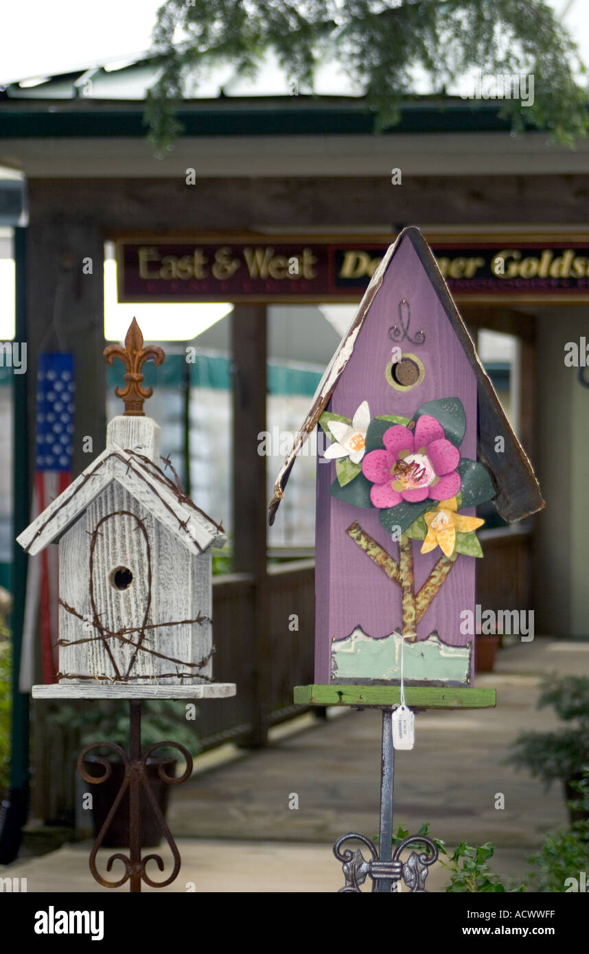 Colorful Bird Houses Stock Photo - Alamy