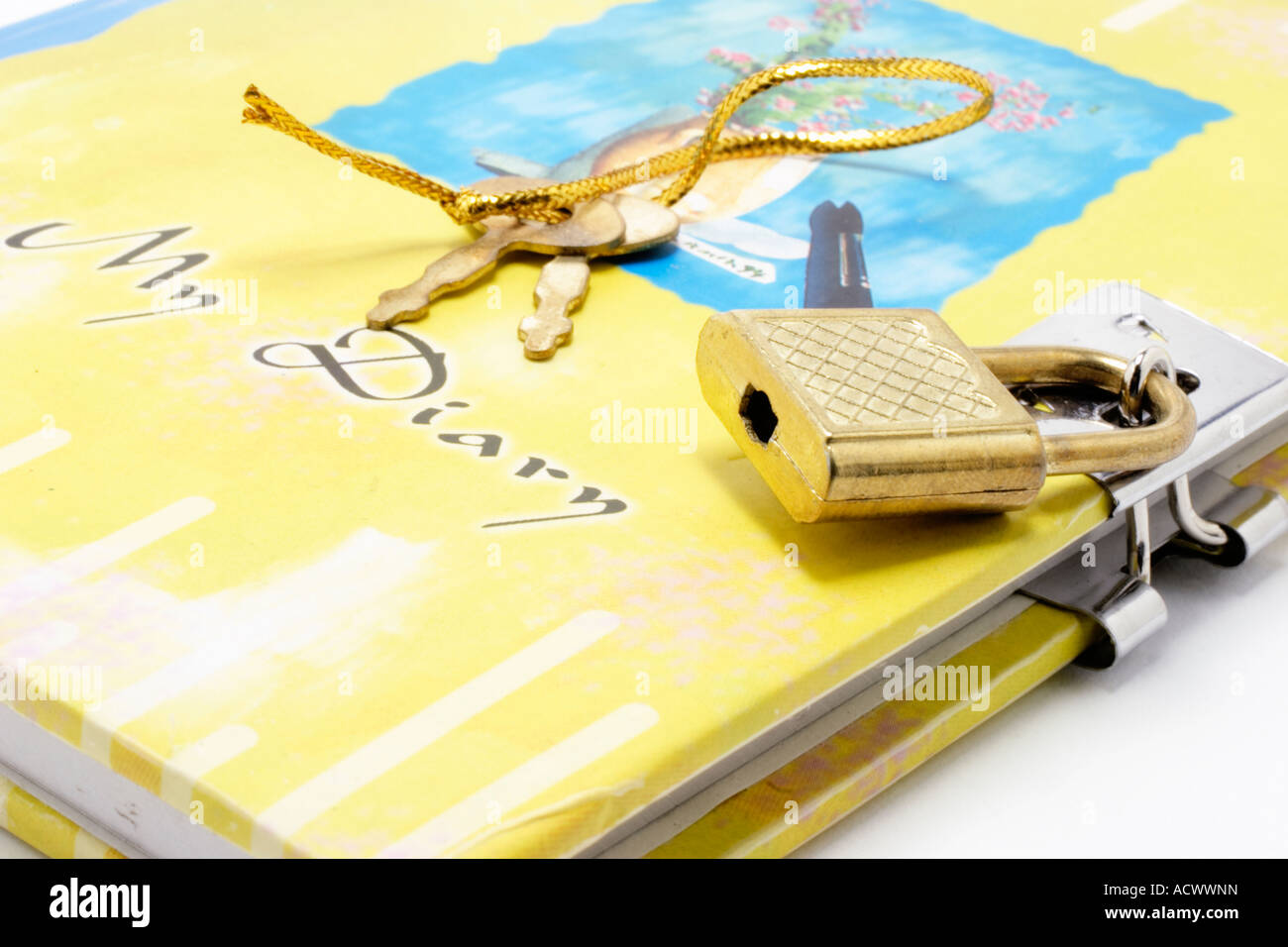 Diary lock hi-res stock photography and images - Alamy