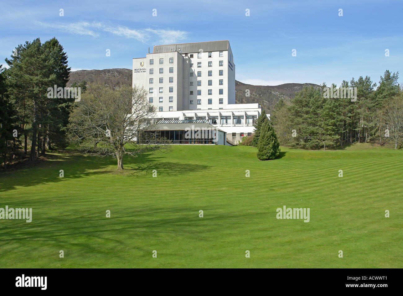 The MacDonald Four Seasons Hotel in the Highland Resort centre in ...
