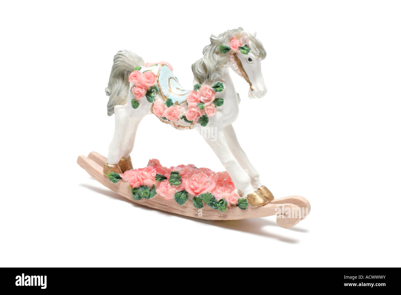 Rocking Horse Figurine Stock Photo - Alamy