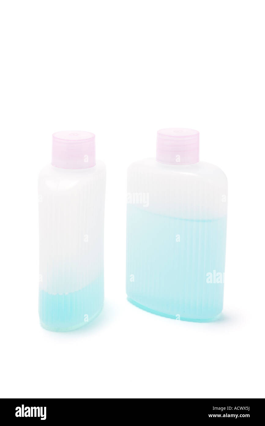 Bottles of Lotion Stock Photo - Alamy