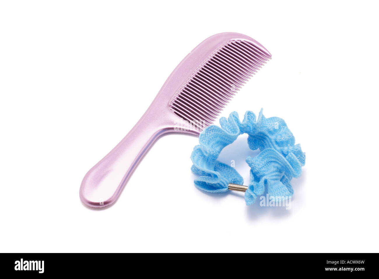 Comb and Hair Scrunchy Stock Photo - Alamy