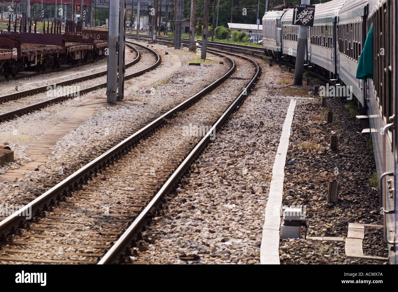 Horizontal Train Tracks