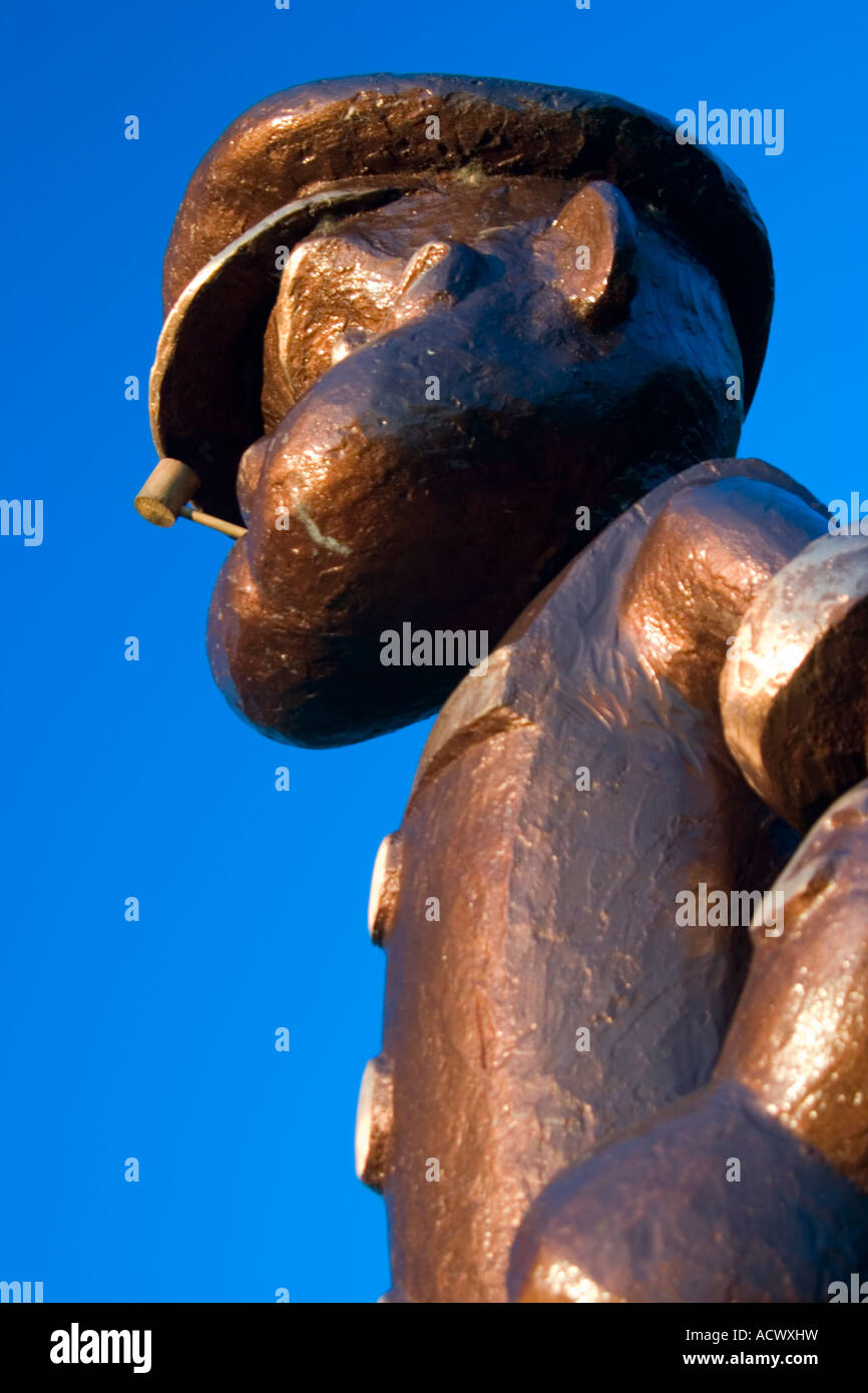 Popeye Statue at Elzie C Segar Memorial Park Stock Photo - Alamy