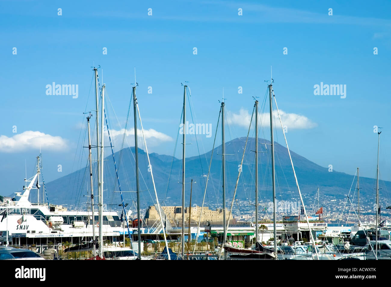 Mergellina port of Naples Stock Photo - Alamy