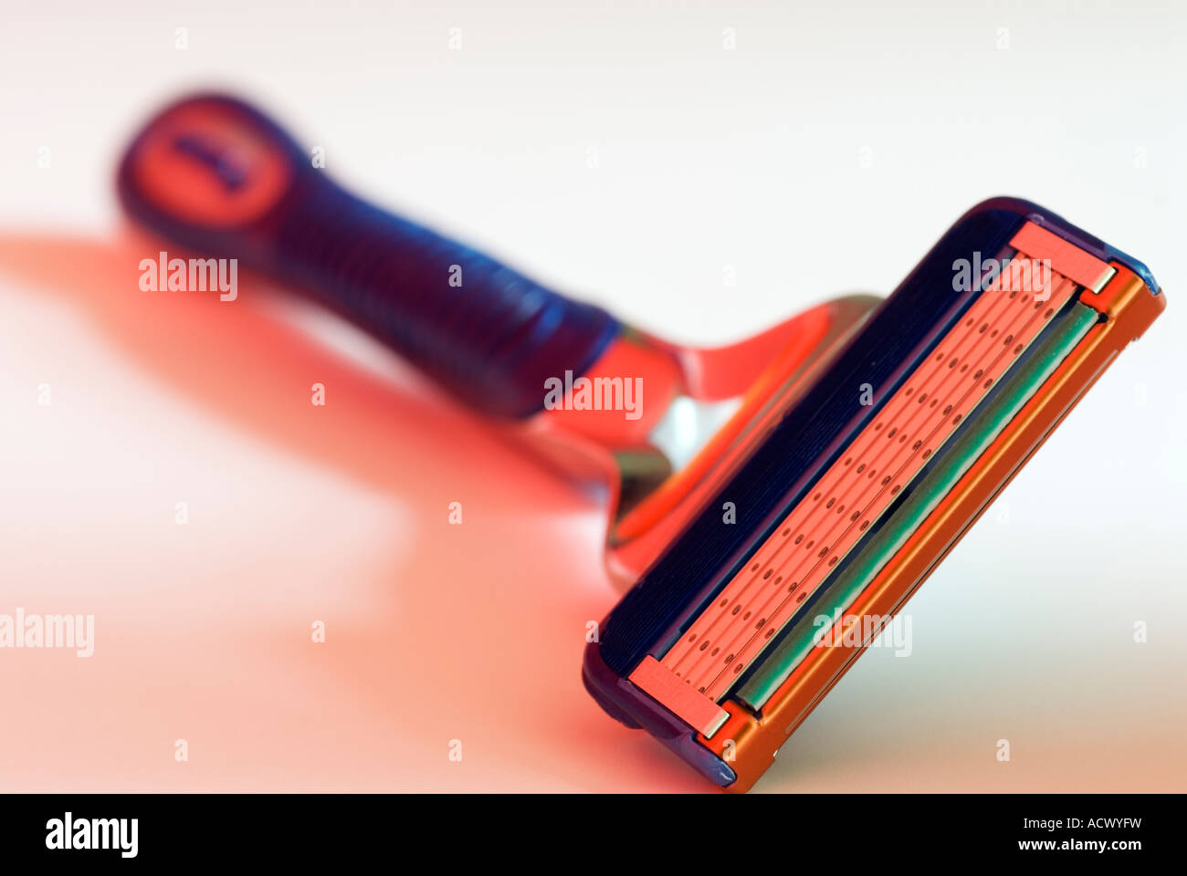 Five blade razor Stock Photo - Alamy