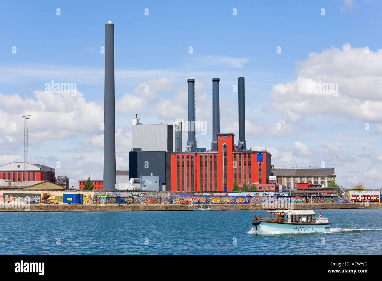 Danish power station Stock Photo - Alamy