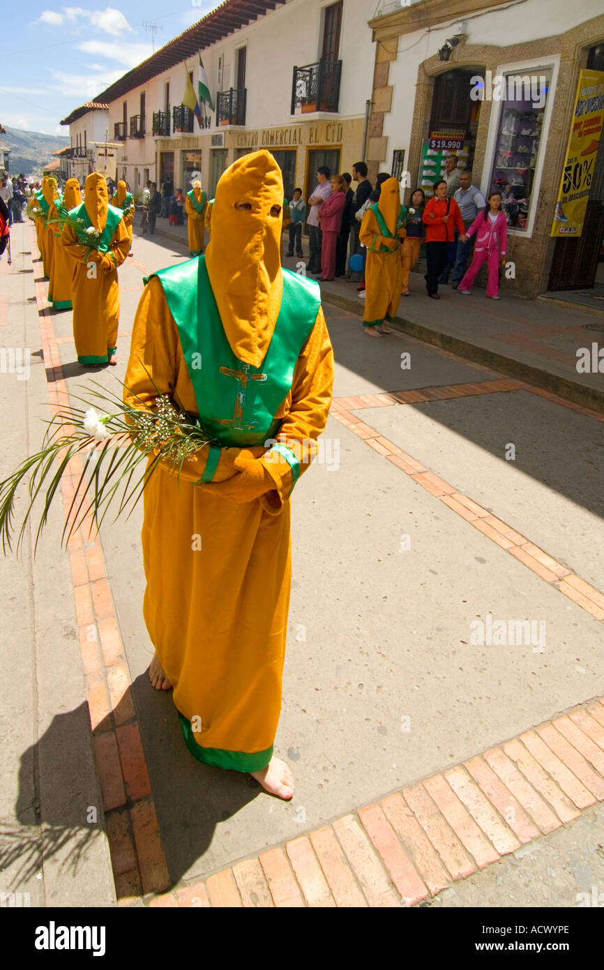 Easter Holy week's religious procession, Tunja, Boyacá, Colombia, South ...