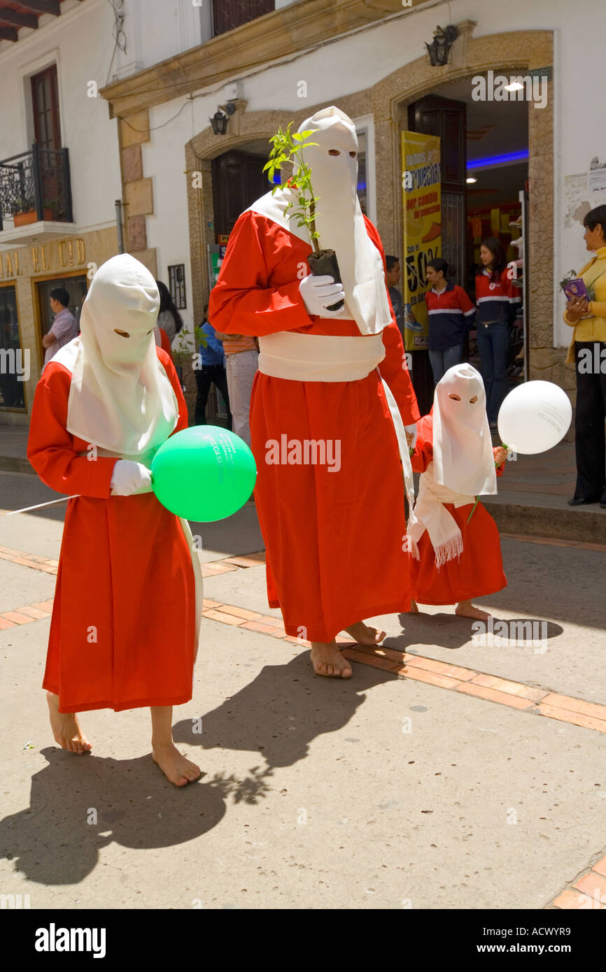 Easter Holy week's religious procession, Tunja, Boyacá, Colombia, South ...