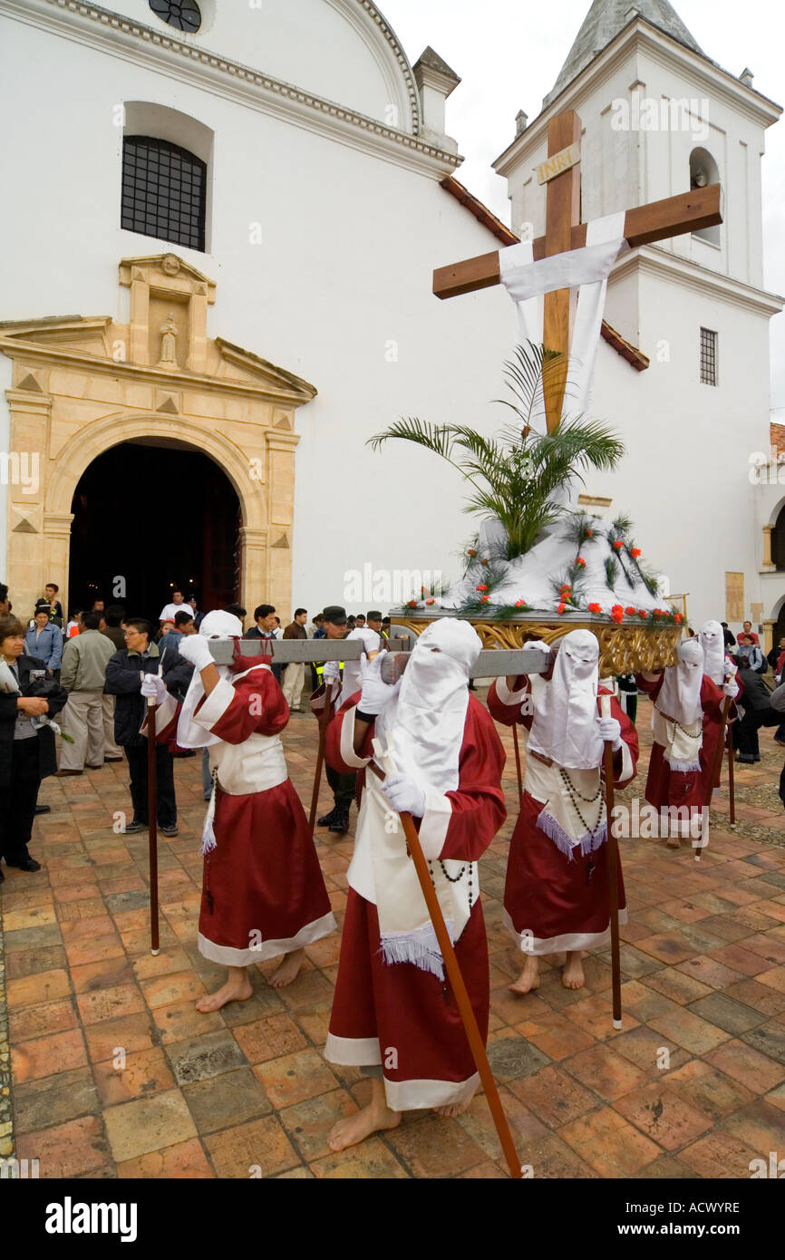 Easter Holy week's religious procession, Tunja, Boyacá, Colombia, South America Stock Photo - Alamy