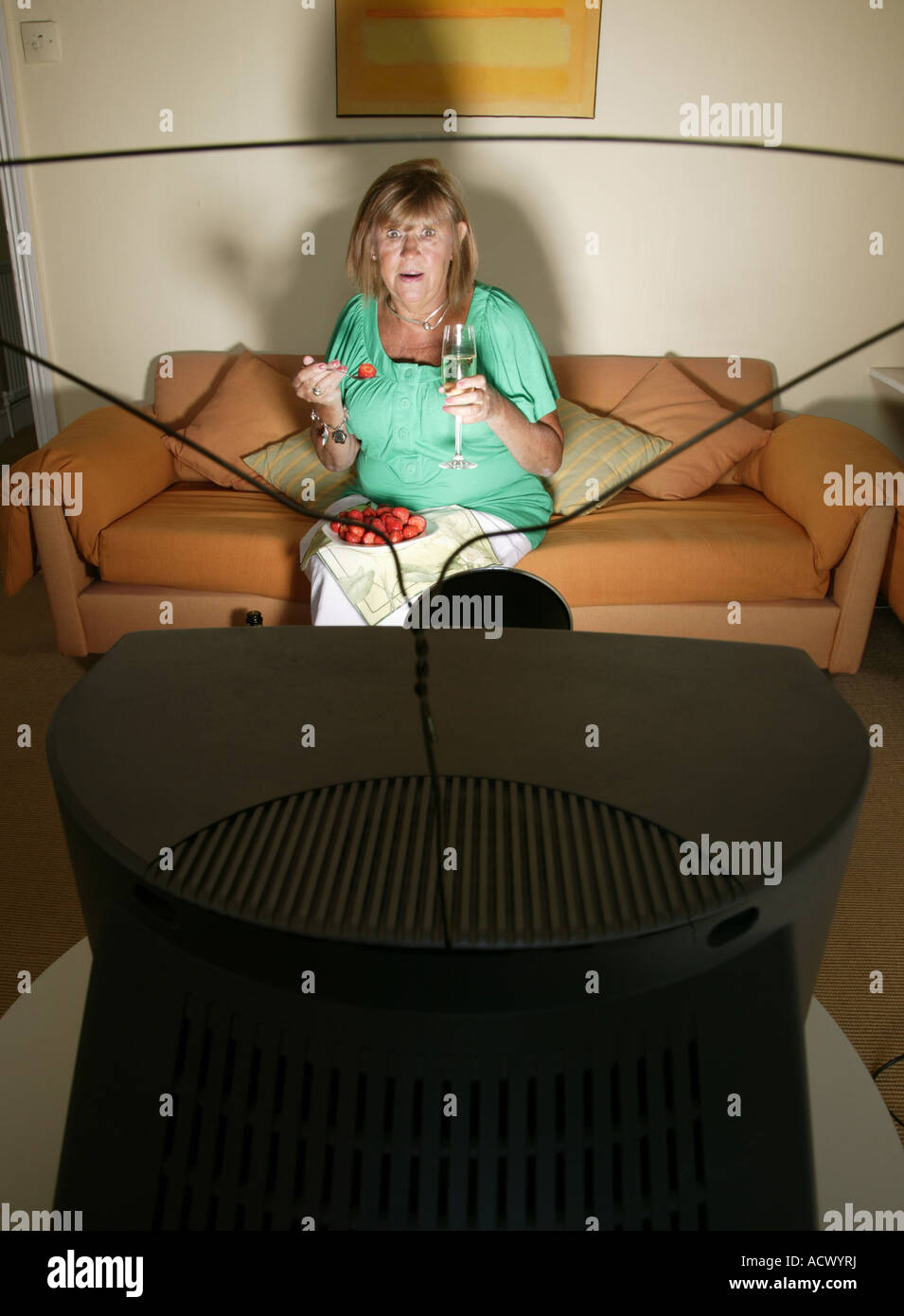 Scary eyes lady hi-res stock photography and images - Alamy