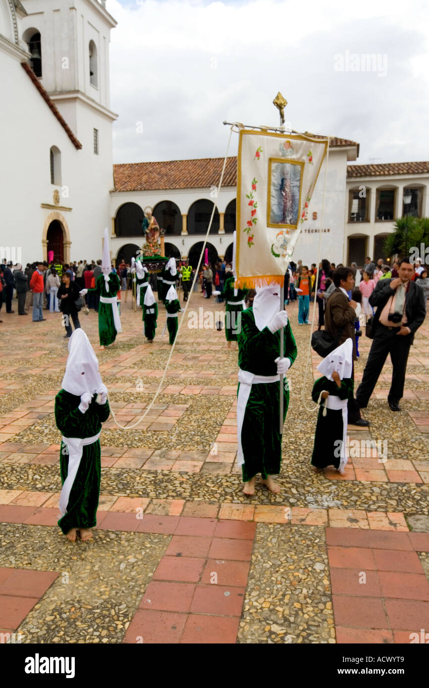 Easter Holy week's religious procession, Tunja, Boyacá, Colombia, South ...