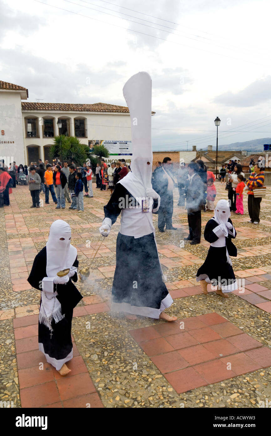 Easter Holy week's religious procession, Tunja, Boyacá, Colombia, South America Stock Photo - Alamy