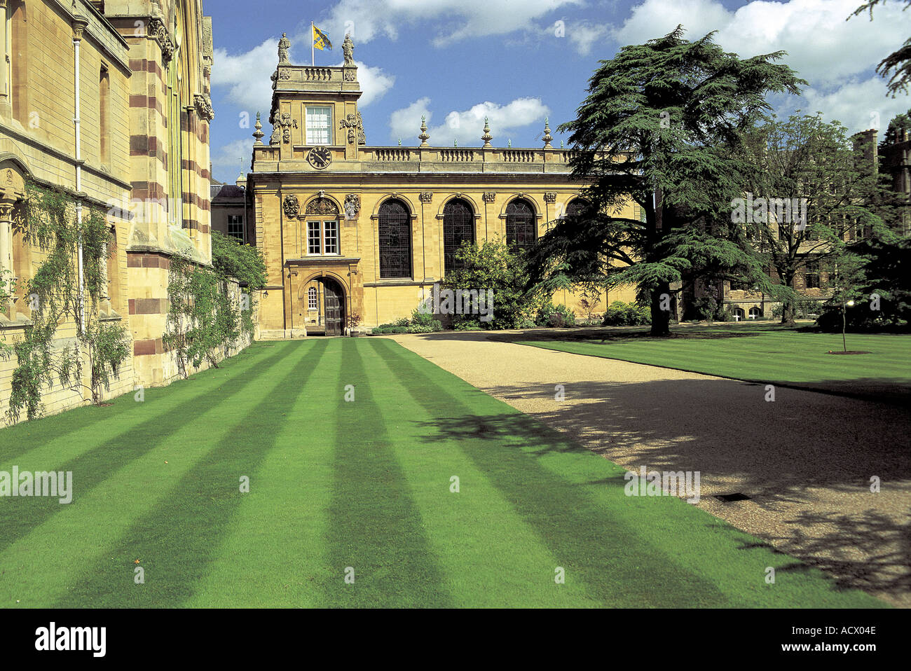 Trinity College Chapel and gatehouse Stock Photo - Alamy