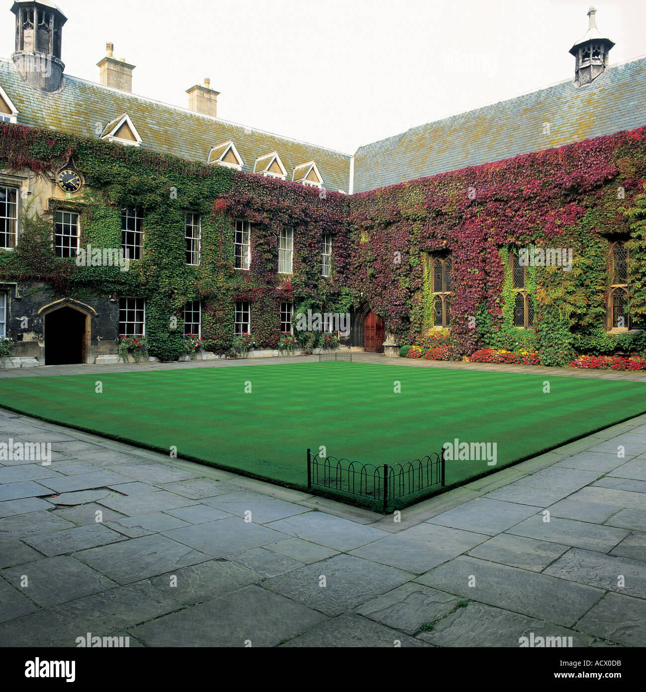 Lincoln College Front Quad Stock Photo - Alamy