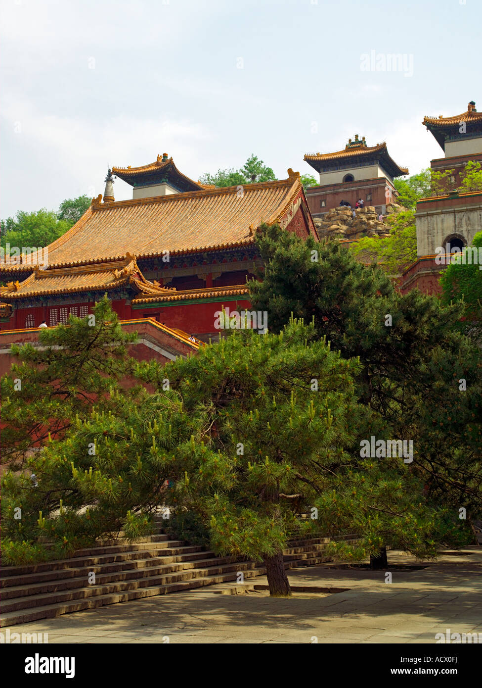 The Sumeru Temple on Longevity Hill in Beijing's Summer Palace Stock ...