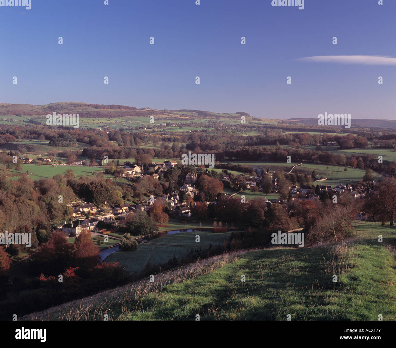 Ashford in the Water, Derbyshire, England Stock Photo - Alamy