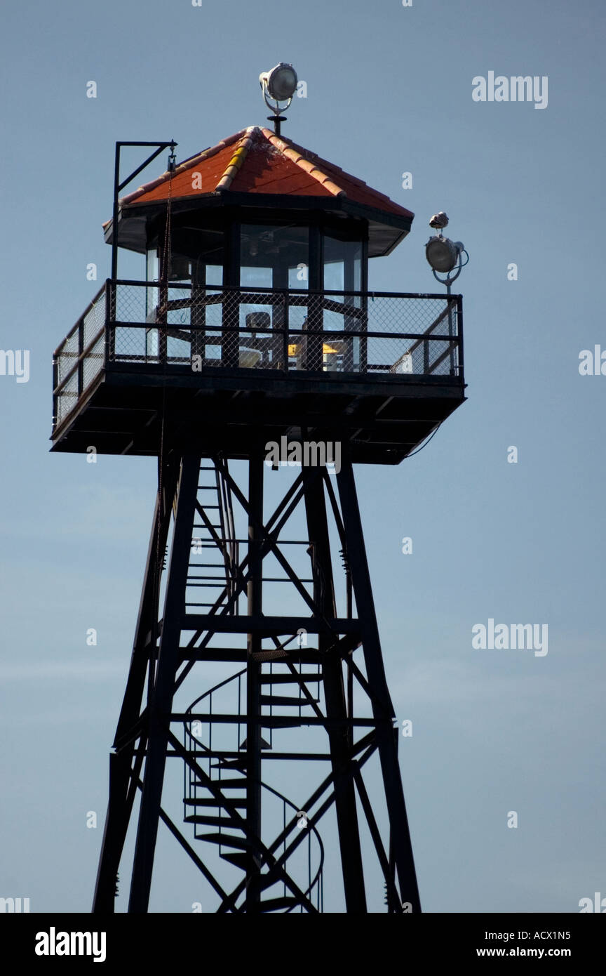 Alcatraz prison tourism guard tower hi-res stock photography and images ...