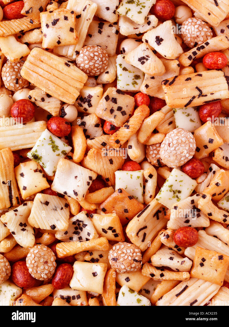JAPANESE RICE CRACKERS Stock Photo - Alamy