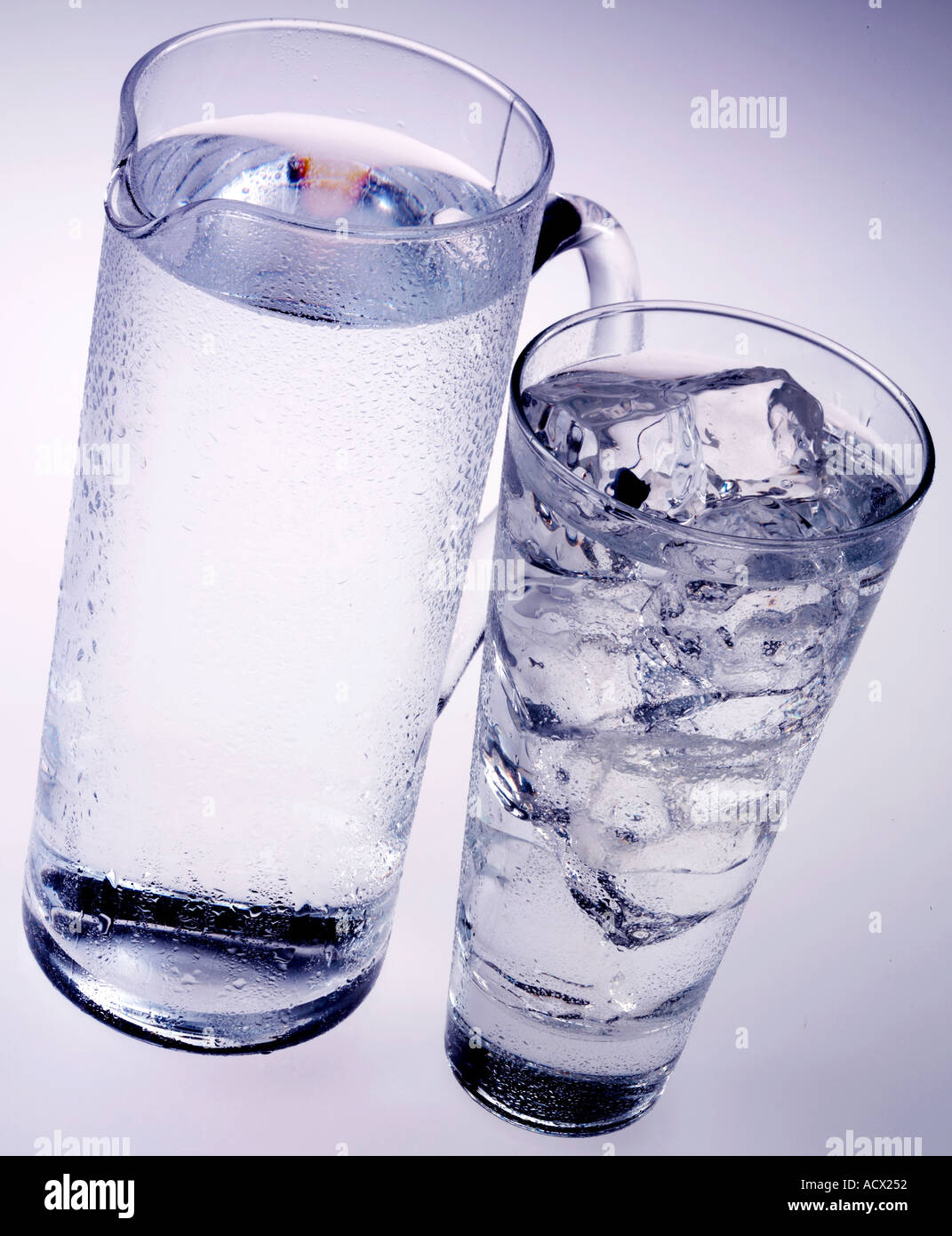 WATER JUG AND GLASS Stock Photo - Alamy