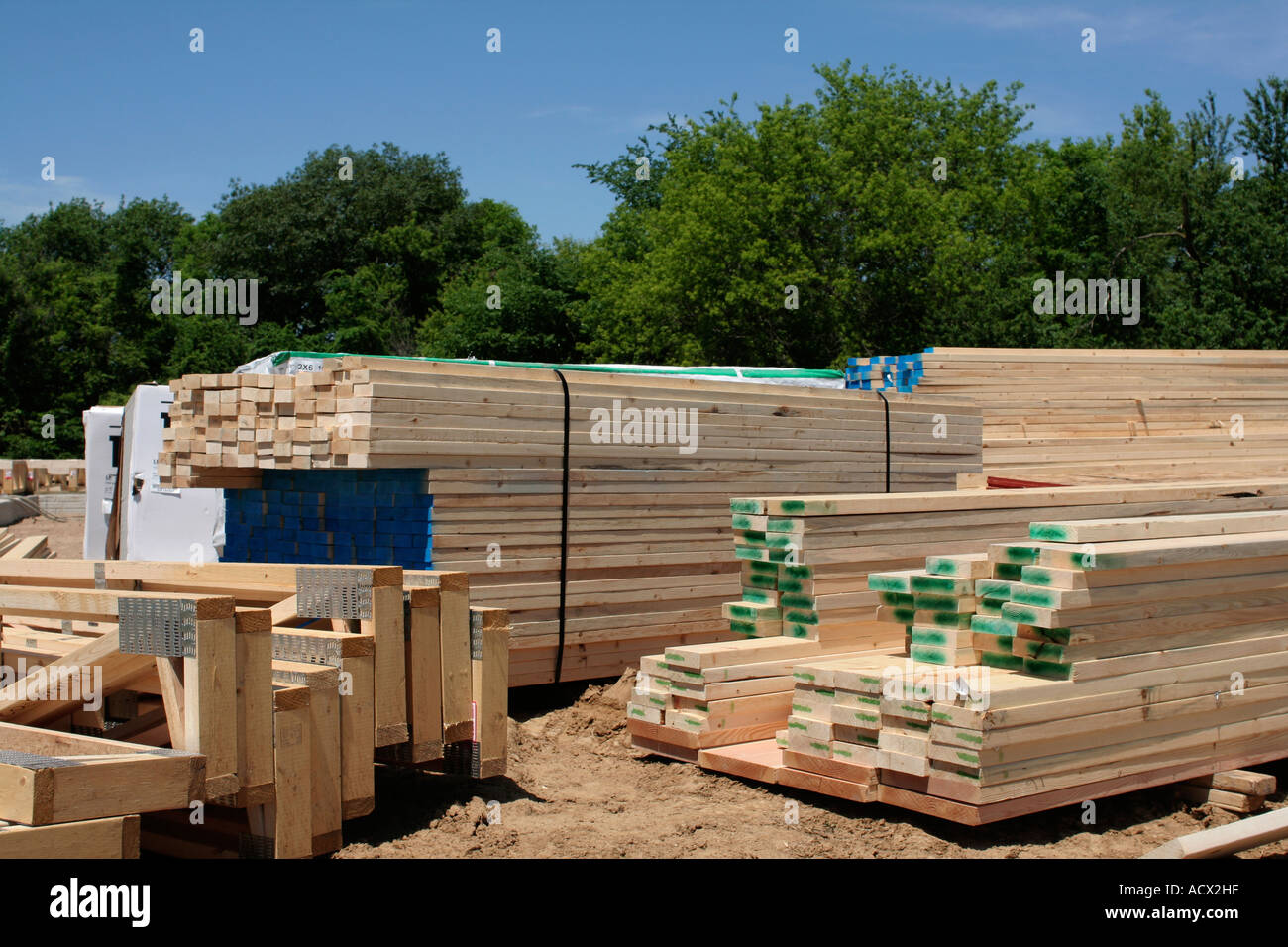 House Construction - Materials Stock Photo - Alamy