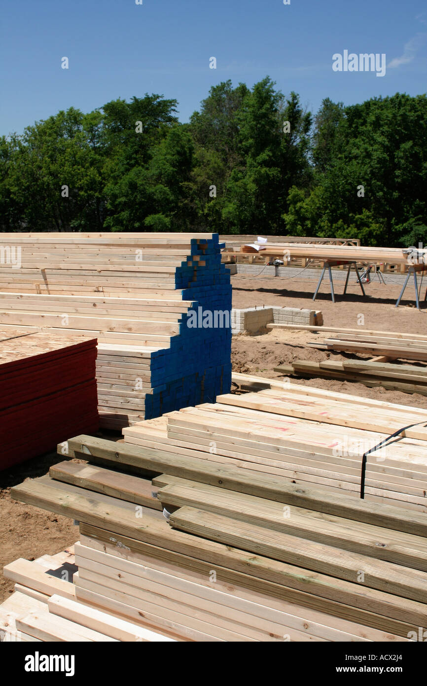 House Construction - Materials Stock Photo - Alamy