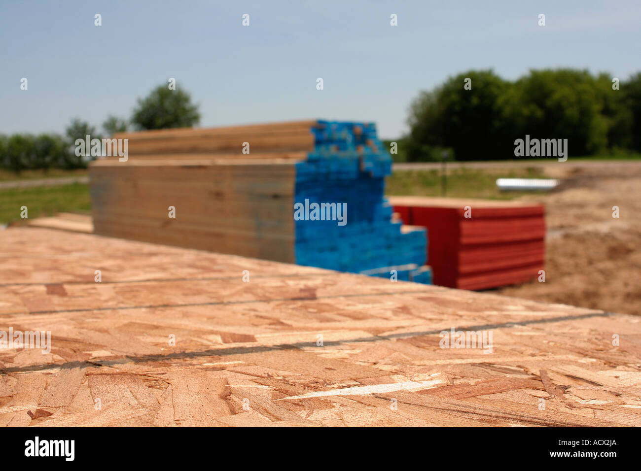 House Construction - Materials Stock Photo - Alamy