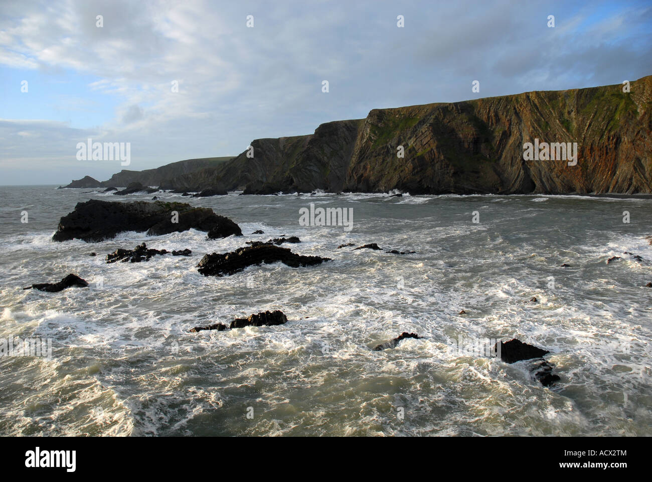 The Bay at Hartland Quay, North Devon, UK Stock Photo - Alamy