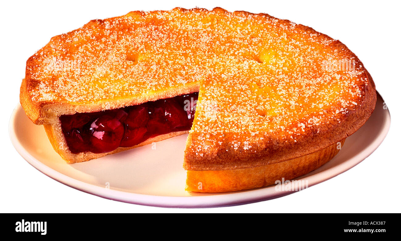 CHERRY PIE CUT OUT Stock Photo - Alamy