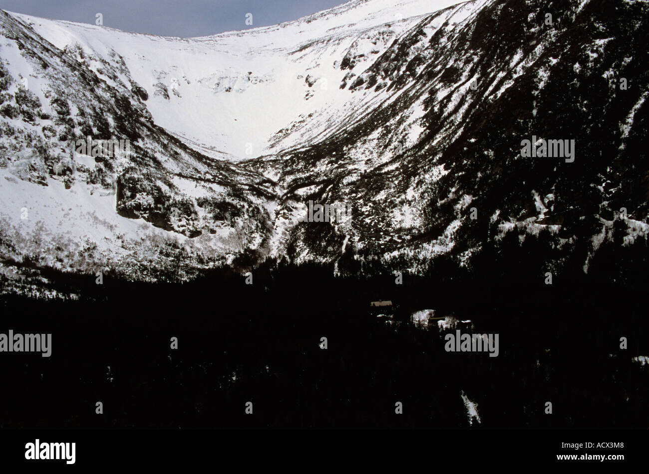 Mount Washington, New Hampshire - Tuckerman Ravine Stock Photo - Alamy