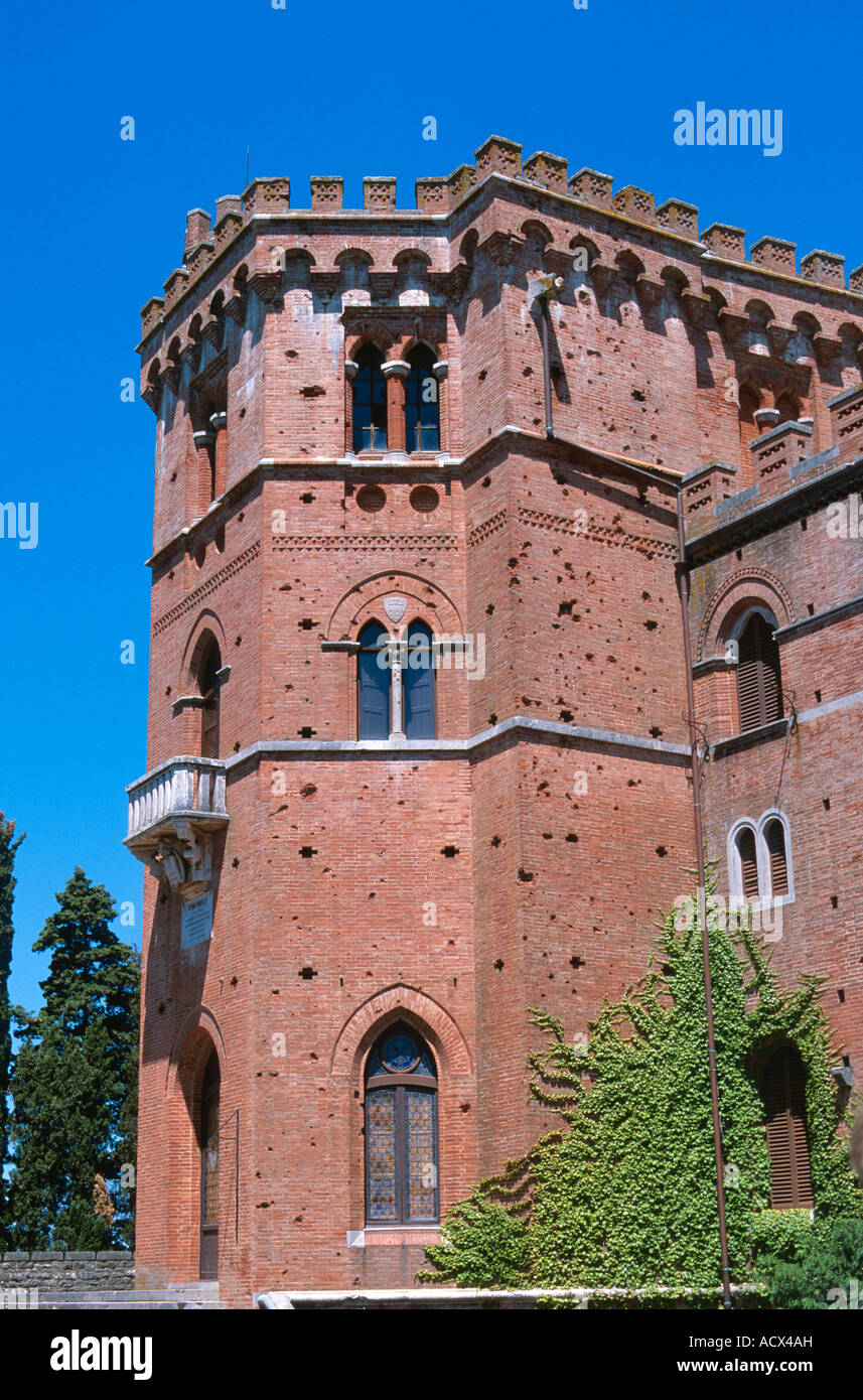 Brolio Castle Tuscany Italy Stock Photo - Alamy