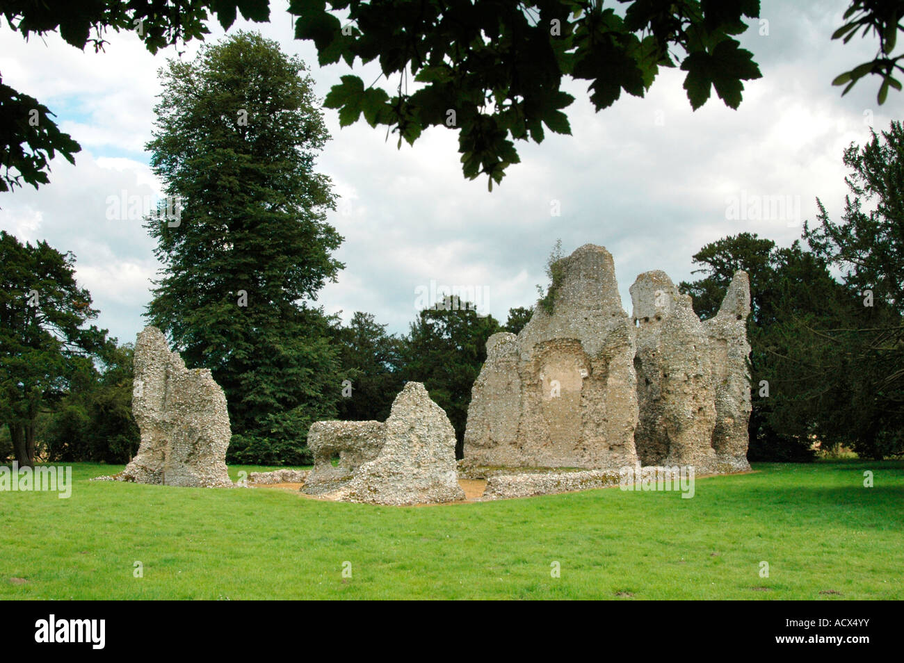 Ruins of Weeting Castle, Norfolk, UK Stock Photo - Alamy