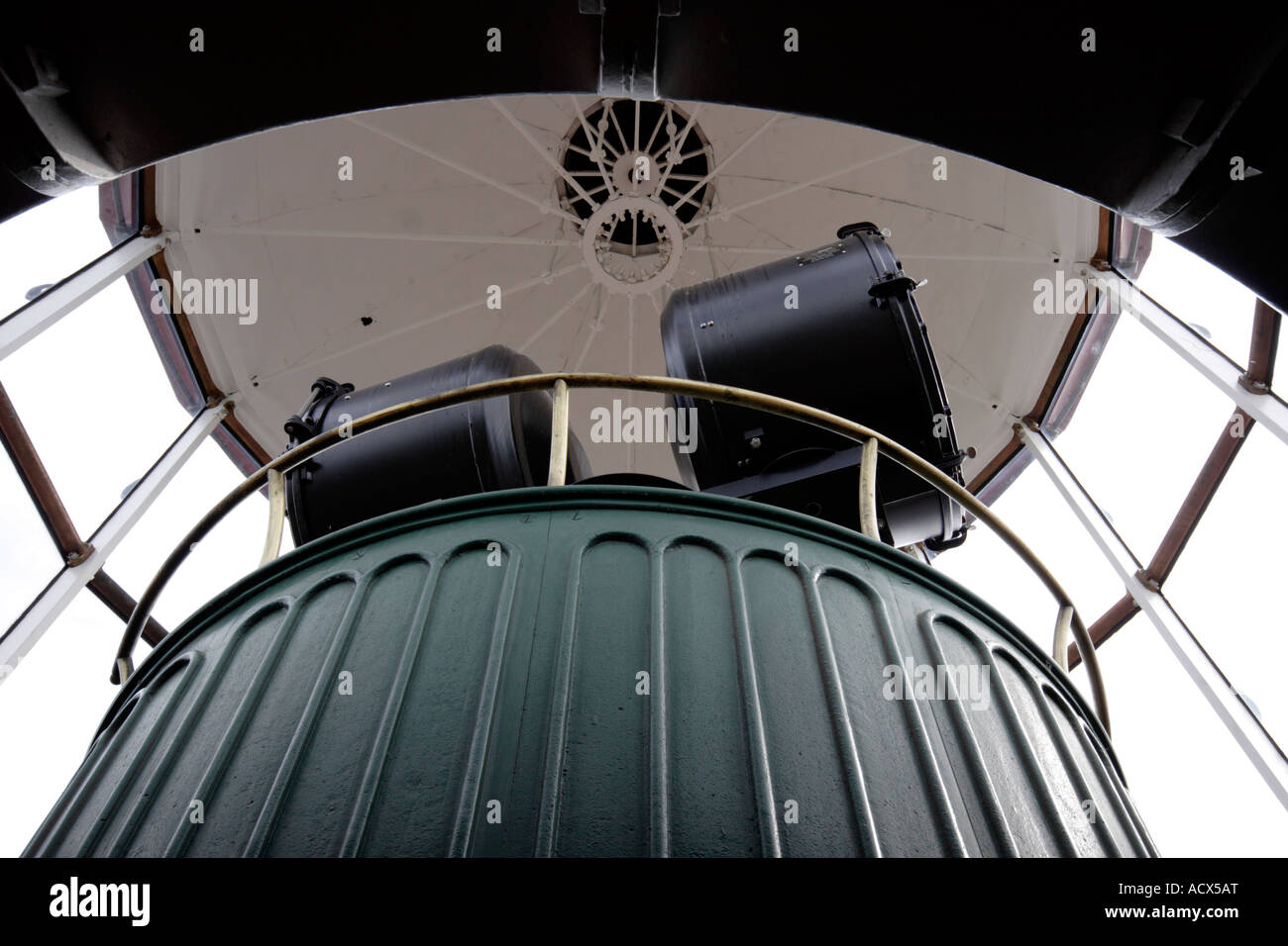 The lights inside Cape May Lighthouse, Cape May NJ Stock Photo - Alamy