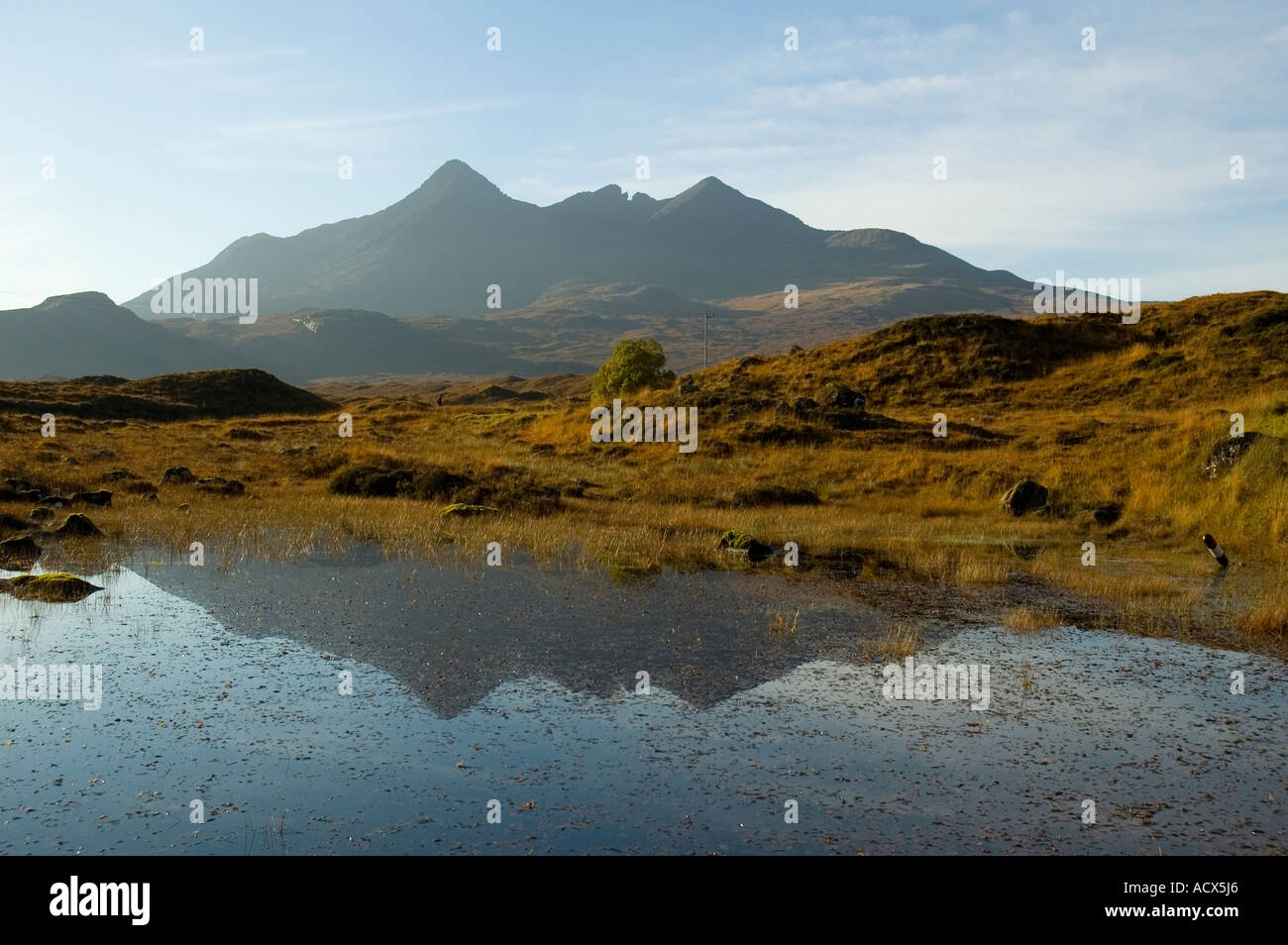 The Cuillin Hills from Sligachan, Isle of Skye, Scotland, UK Stock ...