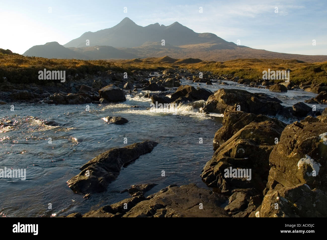 The Cuillin Hills from Sligachan, Isle of Skye, Scotland, UK Stock ...