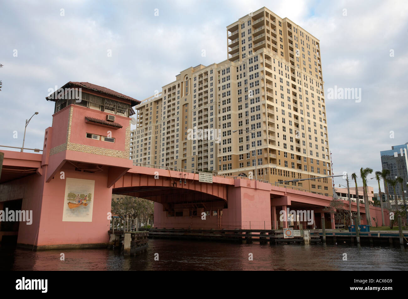 Drawbridge over the new river fort Lauderdale florida America usa Stock ...