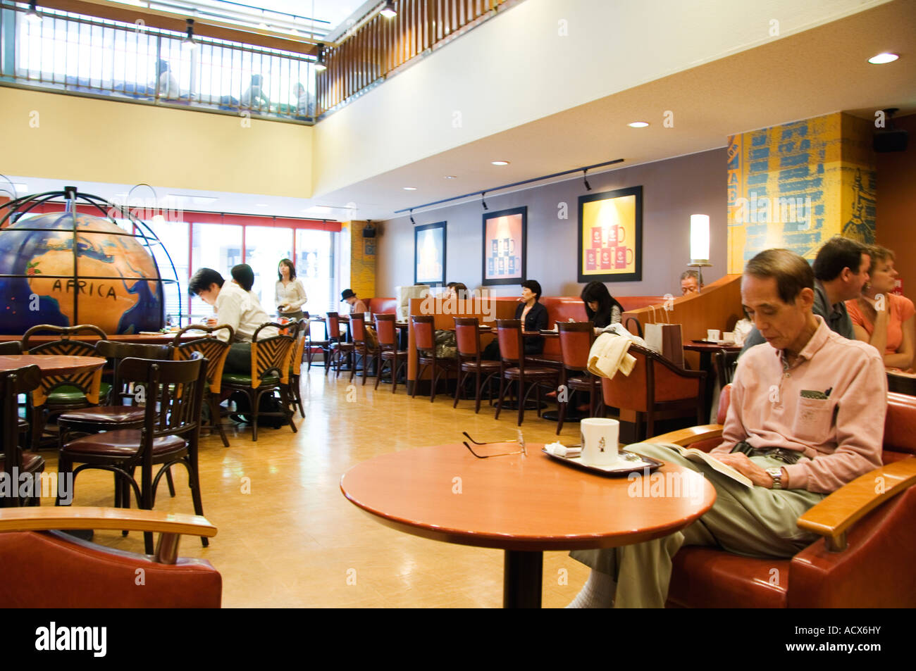 Japan Honshu Island Kyoto City Western Style Cafe Restaurant Stock ...