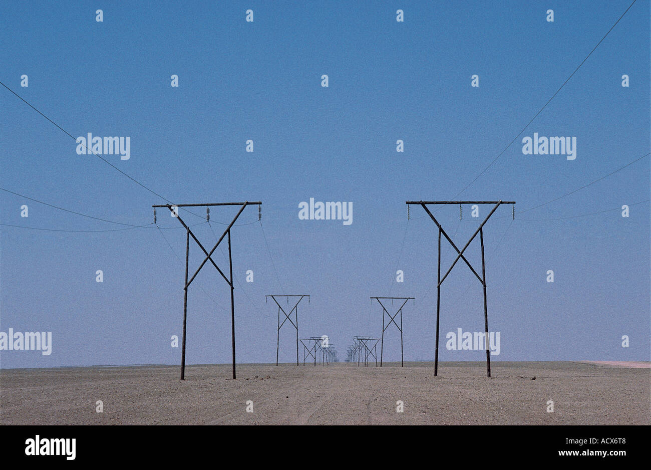 Namibia power grid hi-res stock photography and images - Alamy