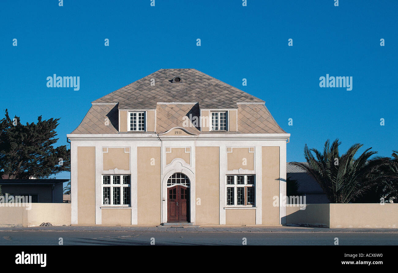 German Colonial style building in Swakopmund Namibia south west Africa ...