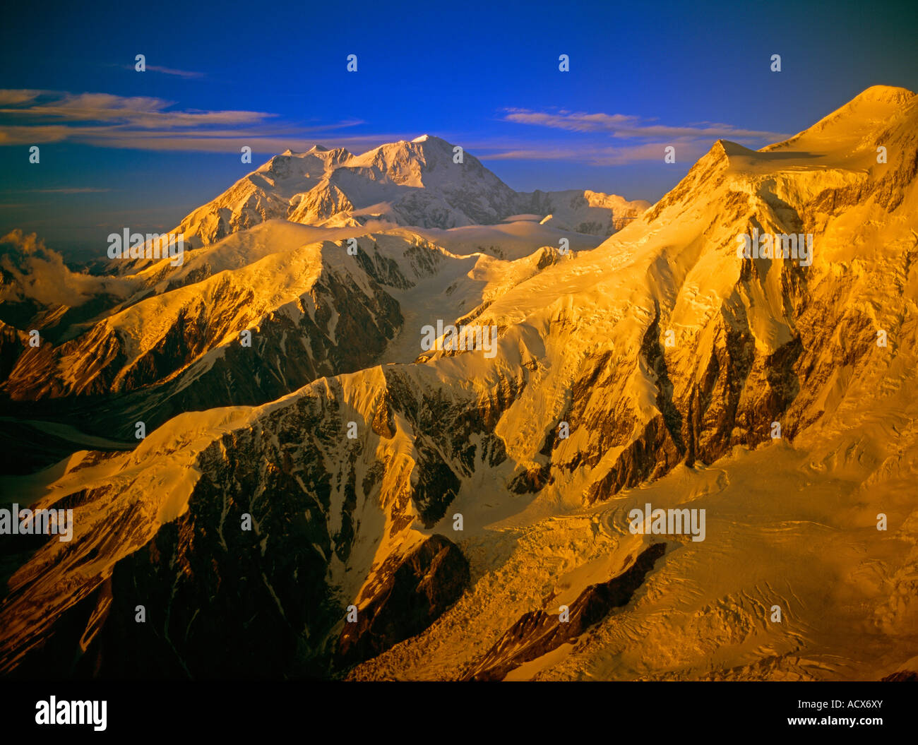 Aerial view of mt denali hi-res stock photography and images - Alamy