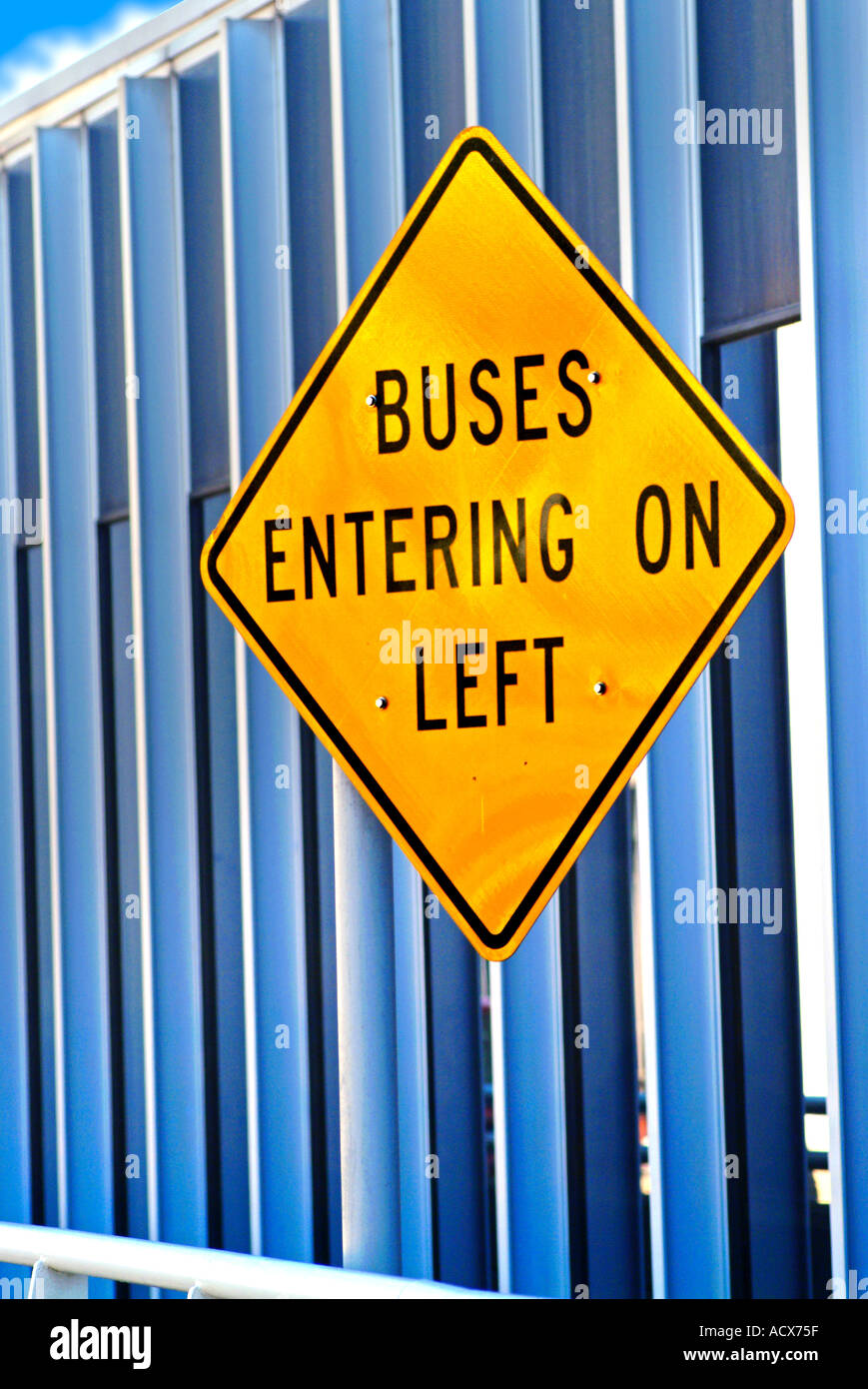 Entering vehicles sign hi-res stock photography and images - Alamy