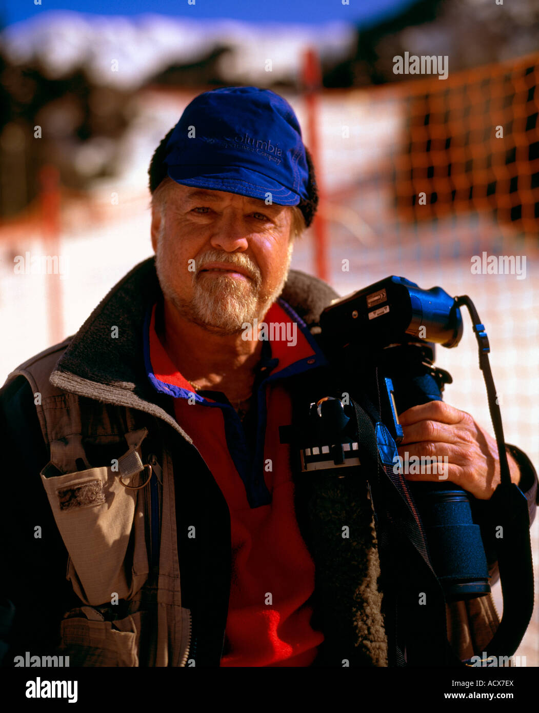Photographer Randy Brandon at work in Girdwood Stock Photo - Alamy
