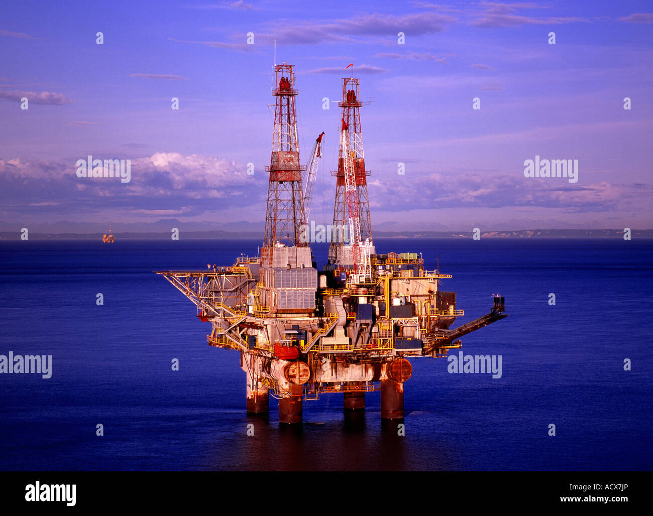 Chevron oil exploration rig hi-res stock photography and images - Alamy