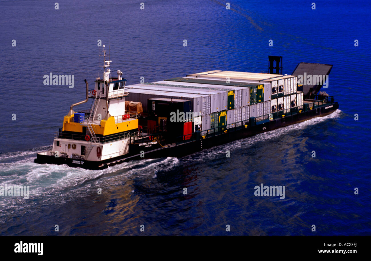 Cargo ship aerial alaska hi-res stock photography and images - Alamy
