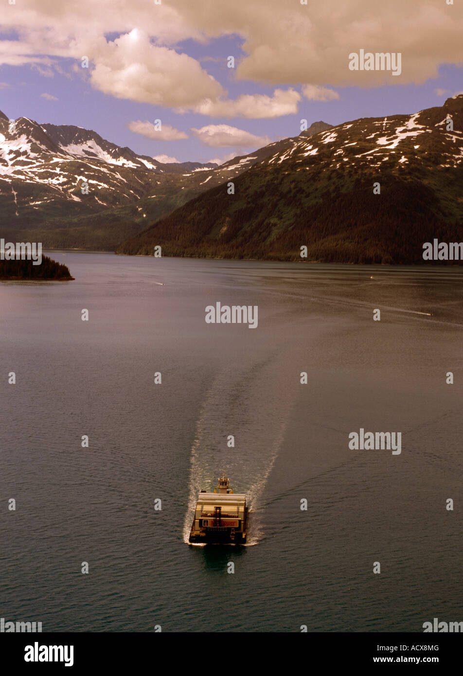 Whittier alaska aerial hi-res stock photography and images - Alamy