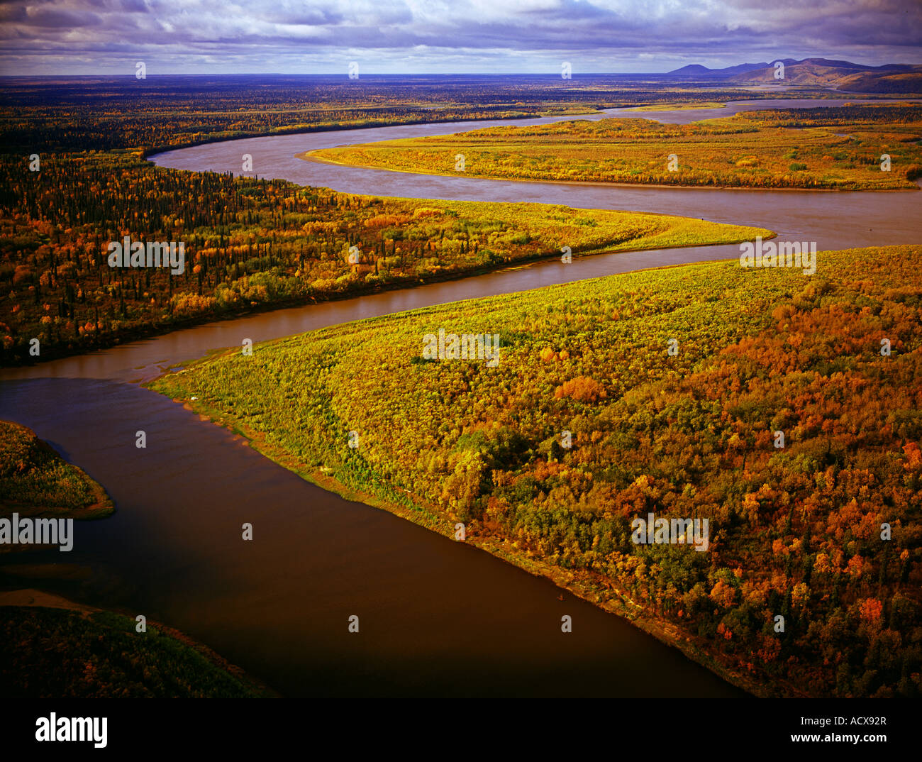 Yukon river aerial hi-res stock photography and images - Alamy