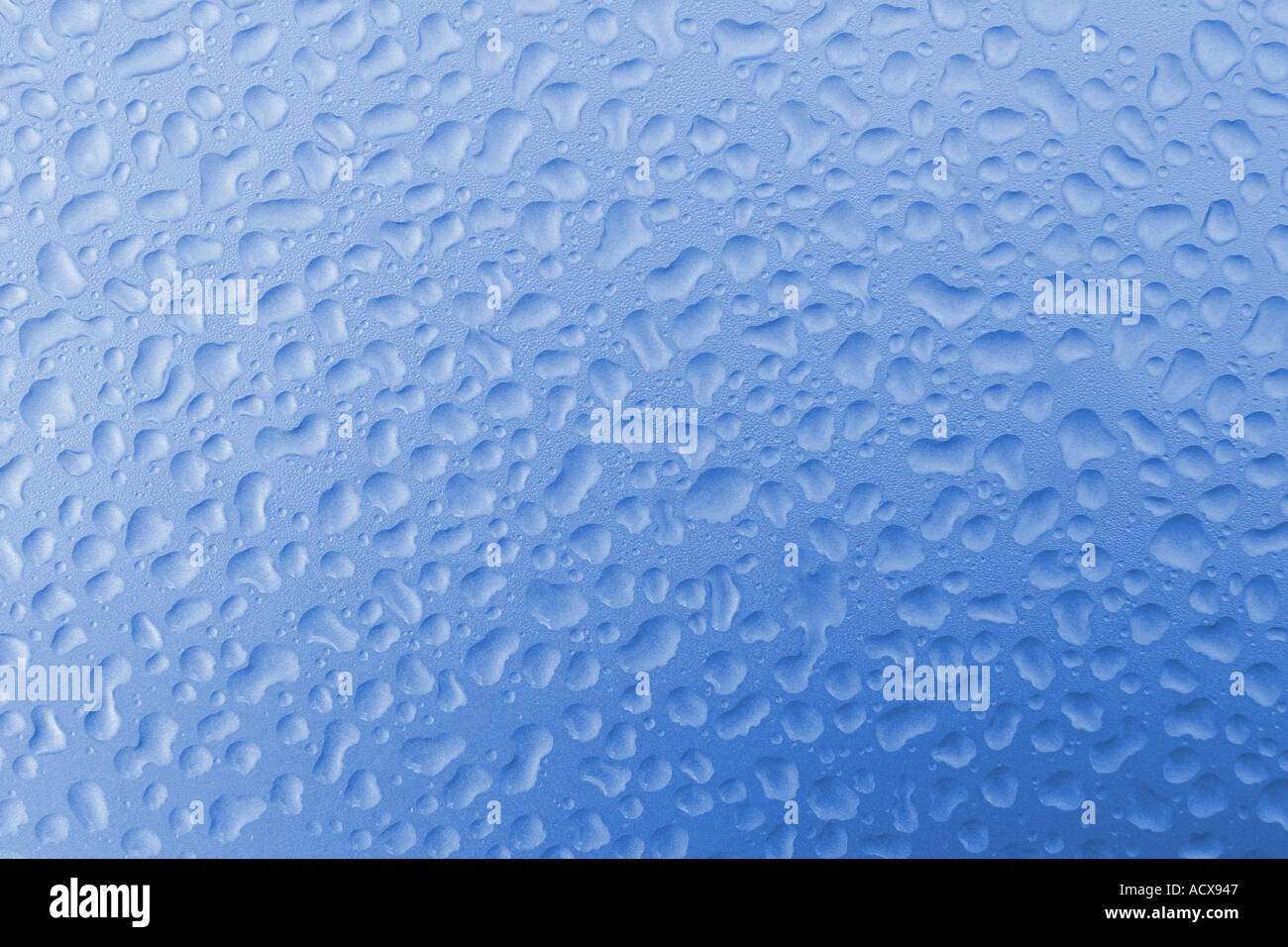Rain closeup hood drops blue hi-res stock photography and images - Alamy
