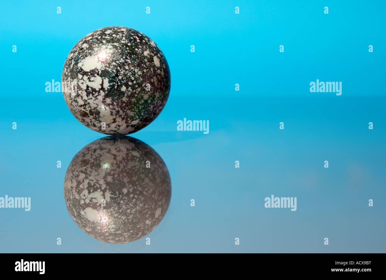 Stone Sphere Reflection Stock Photo - Alamy